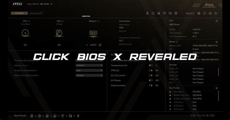 Msi Click Bios X Revealed Simplified Overclocking New Looks And Unmatched Control