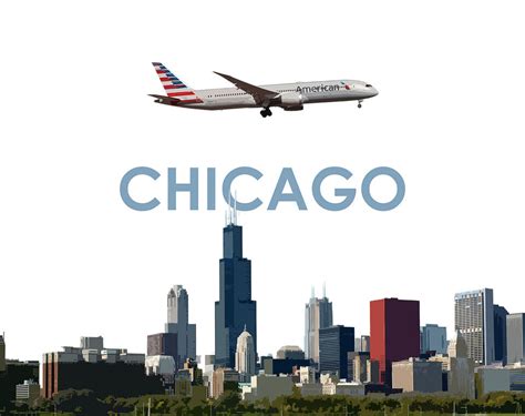 American Airlines Boeing 787 Over Chicago Art Queen Size Comforter Ebay