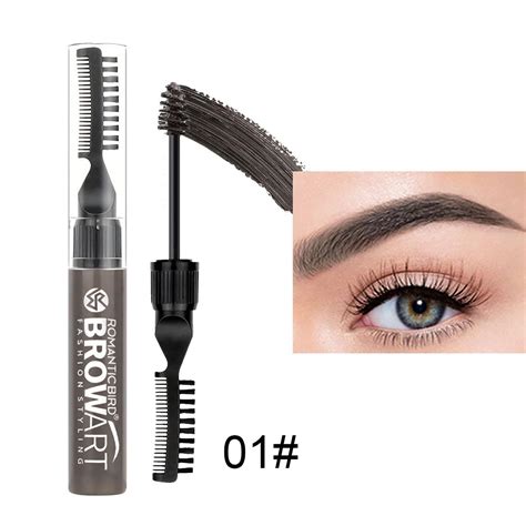 Kplfubk Natural Eyebrow Dye Double Headed Eyebrow Comb Eyebrow Long