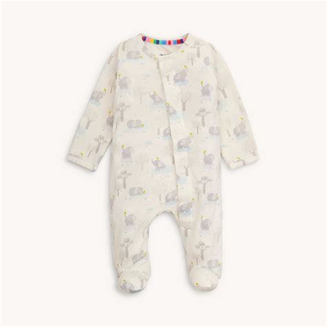 Big Love Modal Footie Tiny Ptarmigan
