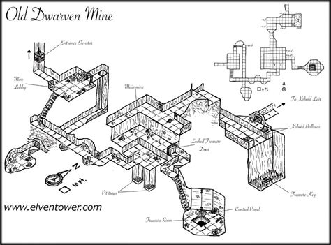 Map Old Dwarven Mine
