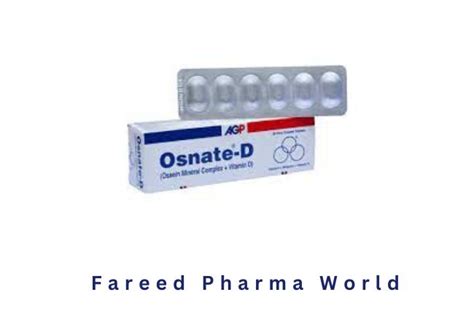 Osnate D Tablets Minerals Vitamin D3 Fareed Pharma World