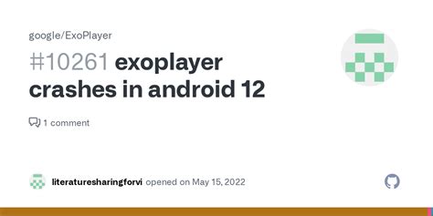 Exoplayer Crashes In Android Issue Google Exoplayer Github
