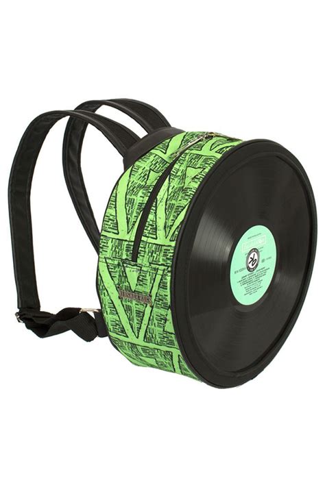 Vinyl Record Backpack KLOSHAR BAGS Design Bags Music Bag Backpacks