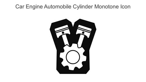 Car Engine Automobile Cylinder Monotone Icon In Powerpoint Pptx Png And Editable Eps Format PPT