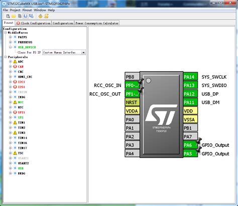 Cubemx Stm32f042 Custom Hid Usb Problem Stmicroelectronics Community