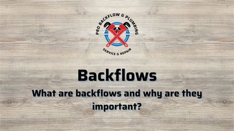 Backflows What Are Backflows And Why Are They Important Youtube