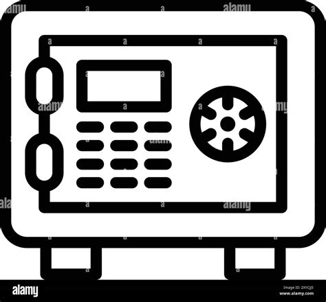 Safety Box Vector Icon Design Illustration Stock Vector Image And Art Alamy