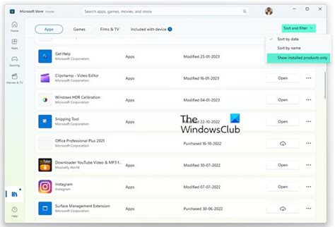 Hide Or Remove Apps From The Microsoft Store Library
