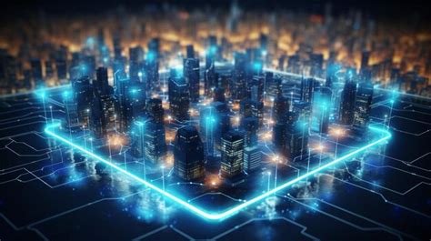 Big Data Connection Technology Premium Ai Generated Image
