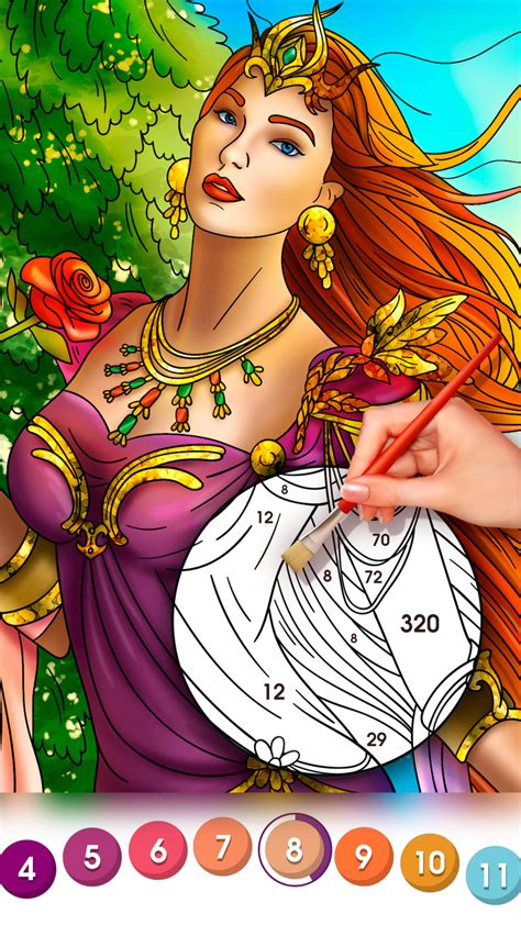 Color By Number Fun For Adults для Iphone — Скачать
