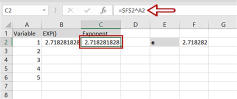 How To Use E In Excel SpreadCheaters How To Use E In Excel SpreadCheaters