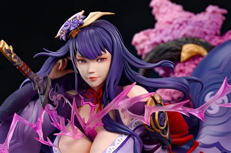 Genshin Impact Shogun Raiden Inspira Una Erotica Figura Rivanimation