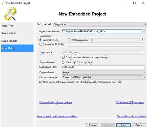 Creating Projects For The Nordic Nrf52840 Chip With Visualgdb Visualgdb Tutorials