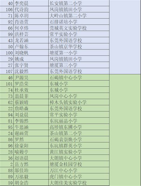 小学组初赛获奖情况东莞市第十三届英语口语大赛今日东莞英文网