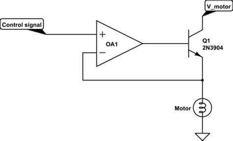 Pid Controller Controlling A Dc Motor Via An Analog Pid Circuit Electrical Engineering Stack