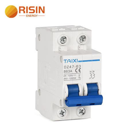 Factory Price Dc Disjunctor Solar System 1p 2p 1p 1p From 10a To 125a Solar Cell Mcb Circuit