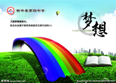 梦想 校园宣传牌设计图 PSD分层素材 PSD分层素材 设计图库 昵图网