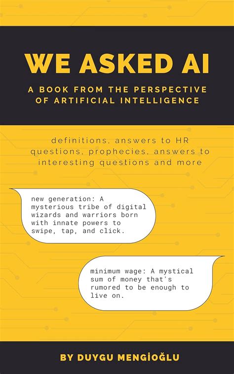 we asked ai a book from the perspective of artificial intelligence