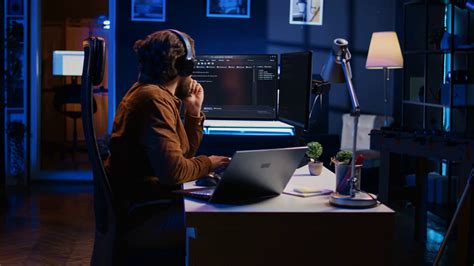 Hyperactive Software Developer Suffering Stock Footage Sbv 348842061