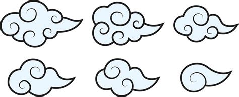 Free Vectors Swirling Clouds