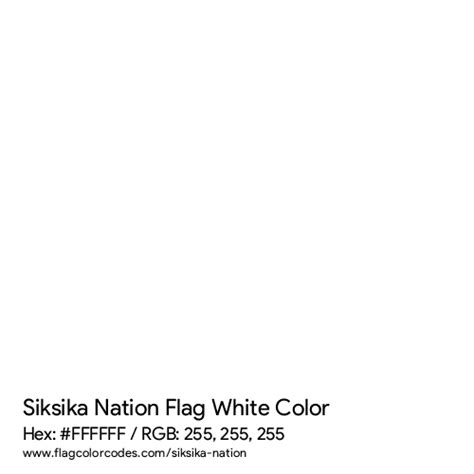 Siksika Nation Flag Color Codes
