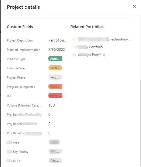Custom Fields For Project Overview Product Feedback Asana Forum