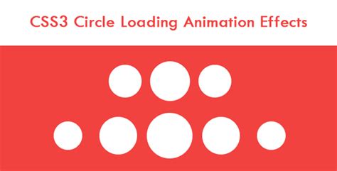 Css3 Circle Loading Animation Effects Mailinvest Blog