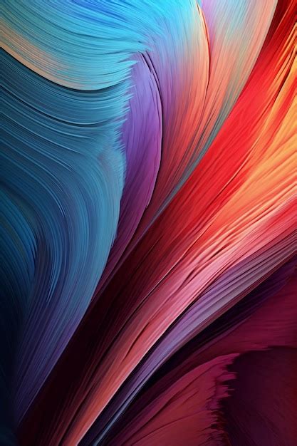 Premium Ai Image Abstract Wavy Art Ai Generative