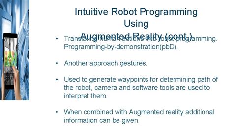 adaptive automation intuitive robotic arm programming using augmented