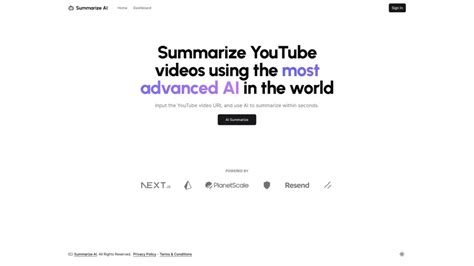 summarize ai swift youtube video summarization with ai tyy ai tools