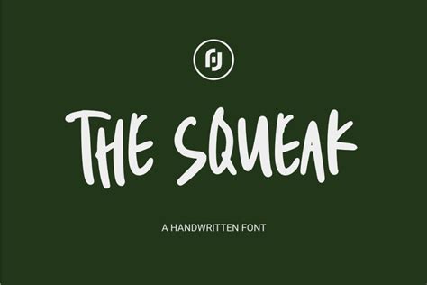 the squeak demo font · 1001 fonts