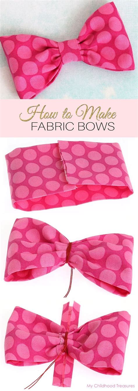 Diy Hair Bows With Fabric At Arthur Landis Blog