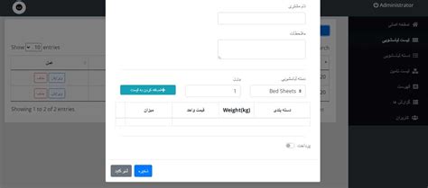 اسکریپت سیستم مدیریت لباسشویی آنلاین در Php Mysql