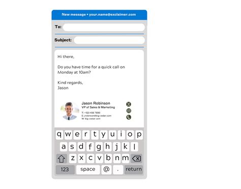 Creating The Perfect Mobile Email Signature Exclaimer