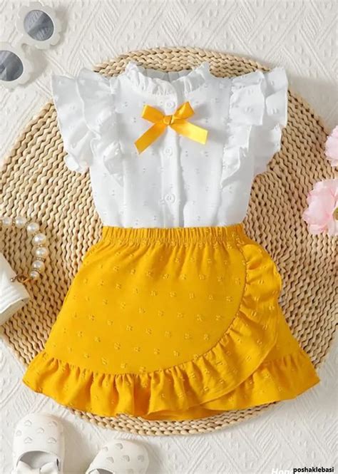 مدل پیراهن نوزاد دخترانه