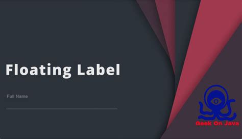 android floating label gui design