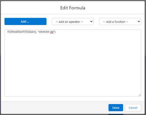 Using Formulas