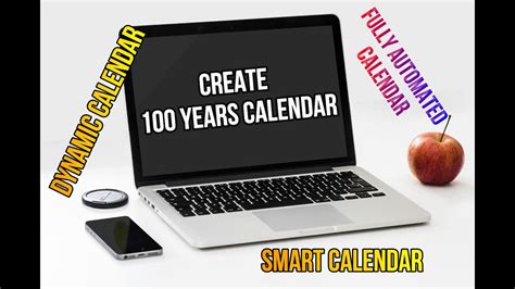 Ms Excel Create Dynamic Calendar Youtube
