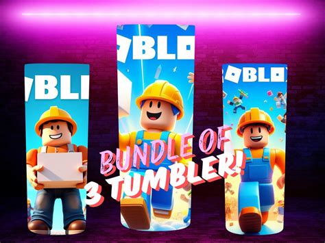Roblox Tumbler Design 20oz Roblox Tumbler Gaming Tumbler Wrap Png Roblox Sublimation Design