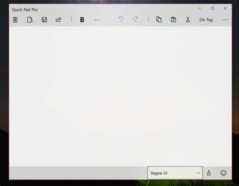 Quick Pad UWP Notepad Replacement Gets More Compact Compact Overlay