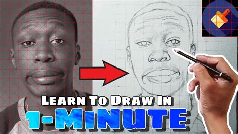 How To Draw A Portrait Grid Method