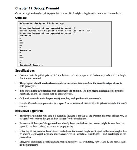 Solved Source Code Public Class Pyramidapp Public Static