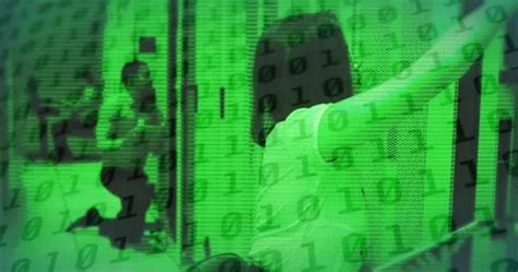 Animation Of Binary Coding Over Diverse Stock Video Pond5