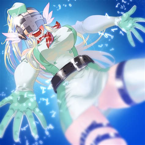 Gerusyu Angewomon Yuuki Kanan Digimon Digimon Story Time Stranger Highres 1girl Bare