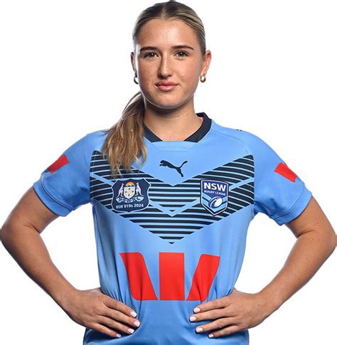 Official Womens State Of Origin U19s Profile Of Evie Mcgrath For Nsw U19s Women