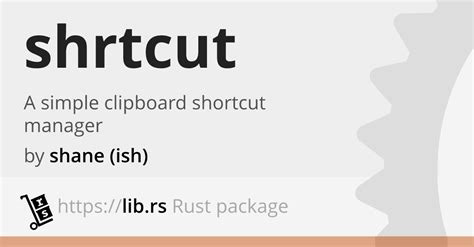 快捷方式 — rust 工具 lib rs rust 包仓库