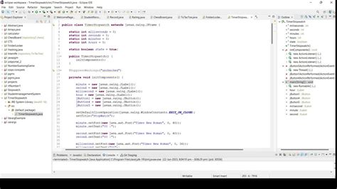 [video] k nithish on linkedin codeclause java eclipse intern