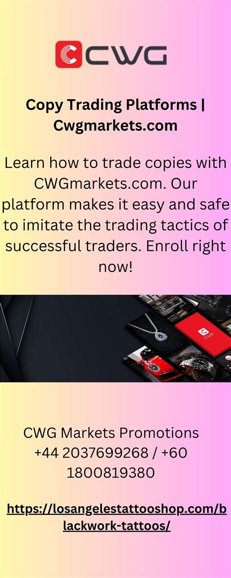 Copy Trading Platforms Cwg Markets Promotions Medium