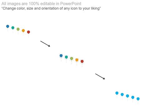 Five Pointers Timeline Diagram With Icons Powerpoint Slides